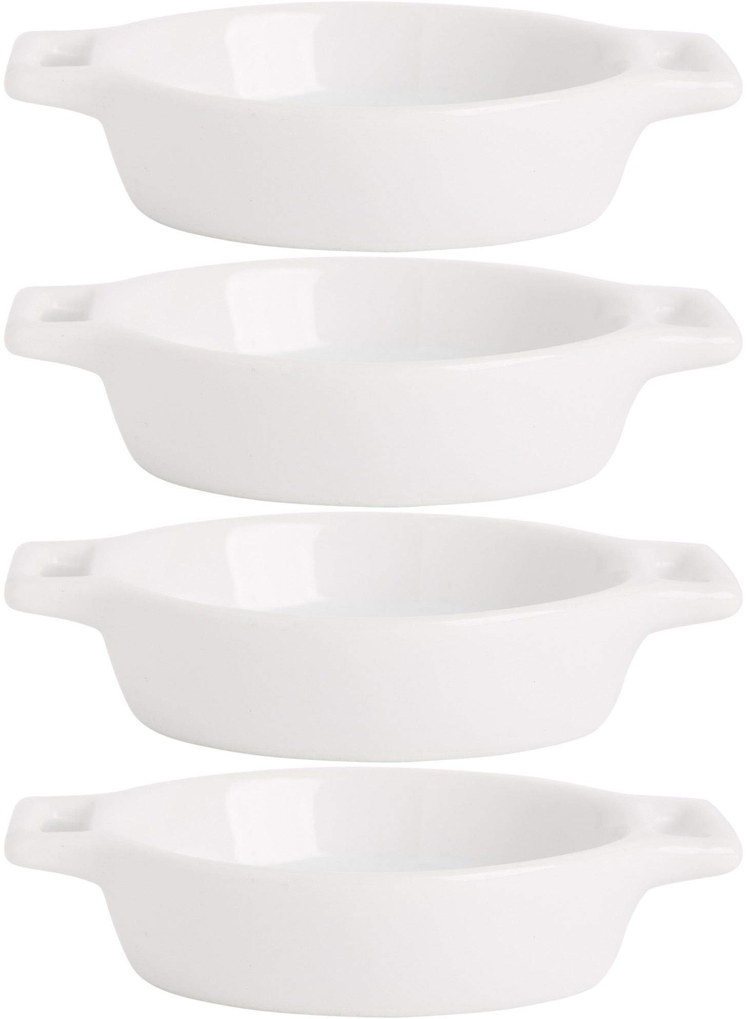 Home Essentials 15231 Fiddle and Fern Pan Shape Mini Taster, Set of 4, 1 Oz, 4-inch Long