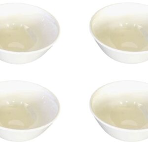 Z-Moments Melamine Round Soup Rice Bowls Set, 4-5/8" dia. X 2-1/4" H (10 oz), Off White (24, 4-5/8" dia. X 2-1/4" H (10 oz))