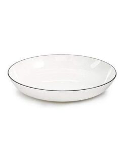 hotel collection black line dinner bowl