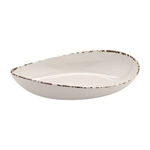 g.e.t. b-65-tc large oval melamine serving bowl, 2 quart, tuscan