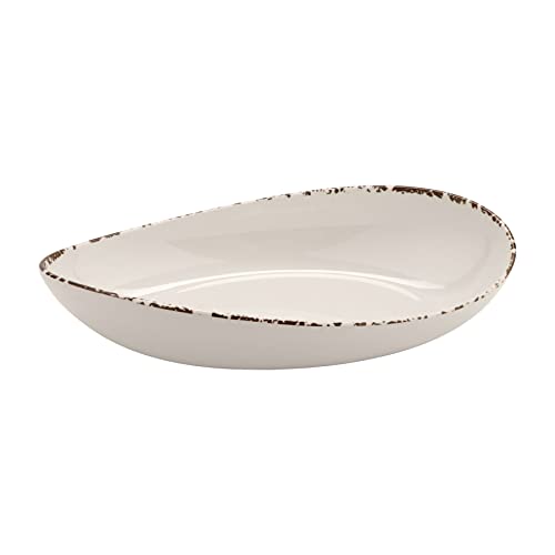 G.E.T. B-65-TC Large Oval Melamine Serving Bowl, 2 Quart, Tuscan