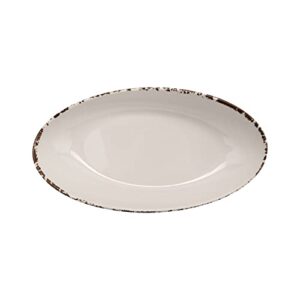 G.E.T. B-65-TC Large Oval Melamine Serving Bowl, 2 Quart, Tuscan