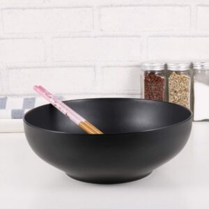 DOITOOL Melamine Noodle Container Cereal Container Pho Bowl Food Spaghetti Melamine Dinnerware Noodle Bowl Melamine Bowl Bowls for Kitchen Japanese Ramen Soup Bowls Large Porcelain Bowl