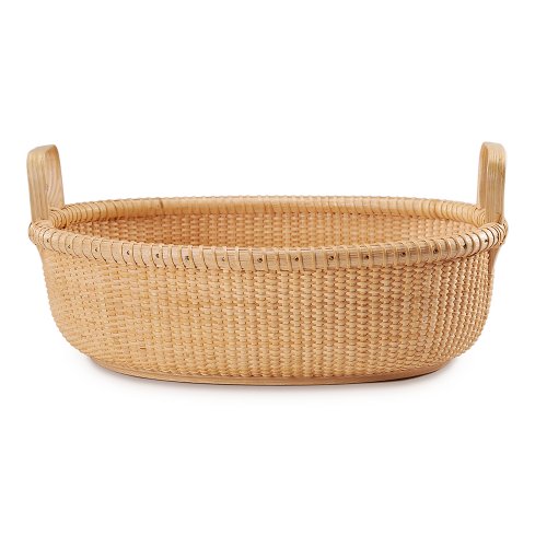 Woven Rattan Basket Storage Sewing Baskets Wicker food storage containers organizer