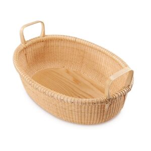 Woven Rattan Basket Storage Sewing Baskets Wicker food storage containers organizer