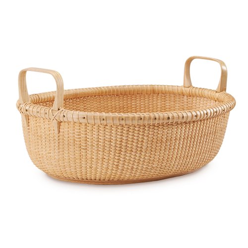 Woven Rattan Basket Storage Sewing Baskets Wicker food storage containers organizer