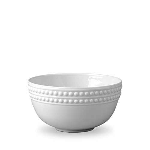 L'Objet Perlee White Cereal Bowl