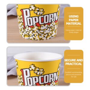 NOLITOY Popcorn Box 10pcs Popcorn Bucket Cardboard Child Pp Food Popcorn Holders