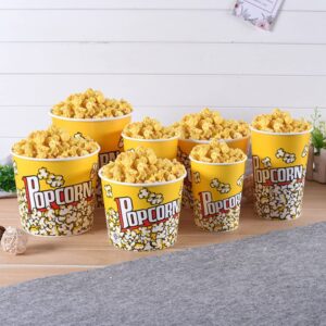 NOLITOY Popcorn Box 10pcs Popcorn Bucket Cardboard Child Pp Food Popcorn Holders