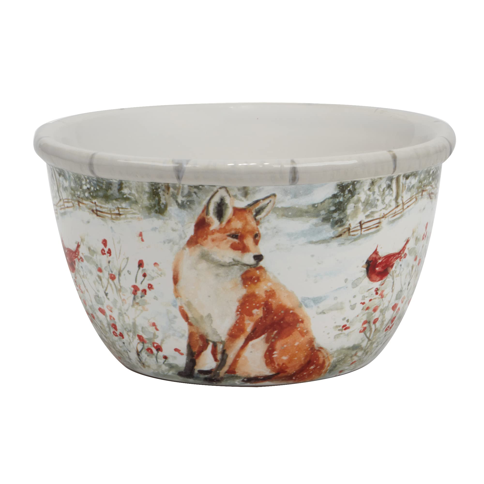 Certified International Winter's Walk 5.25" Ice Cream/Dessert Bowls, Set of 4