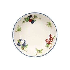 villeroy & boch cottage pasta bowl, 9 in, white/colorful