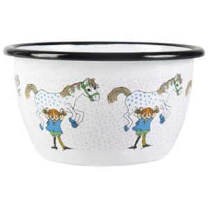 muurla pippi longstocking and the horse enamel bowl 20oz