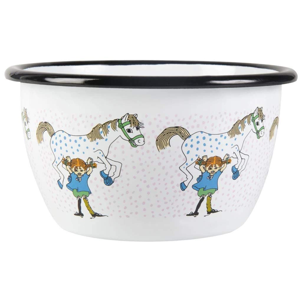 Muurla Pippi Longstocking and the Horse Enamel Bowl 20oz