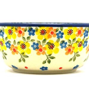 Polish Pottery Bowl - Ice Cream/Dessert - Buttercup