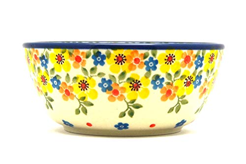 Polish Pottery Bowl - Ice Cream/Dessert - Buttercup