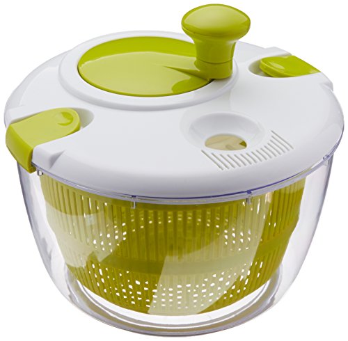 4 Qt Deluxe Salad Spinner Bowl Locking Lid