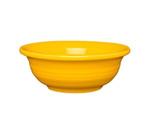 homer laughlin fiesta 9 oz fruit/salsa bowl, daffodil