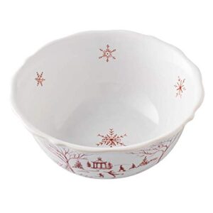 Juliska Country Estate Winter Frolic Ruby Cereal/Ice Cream Bowl