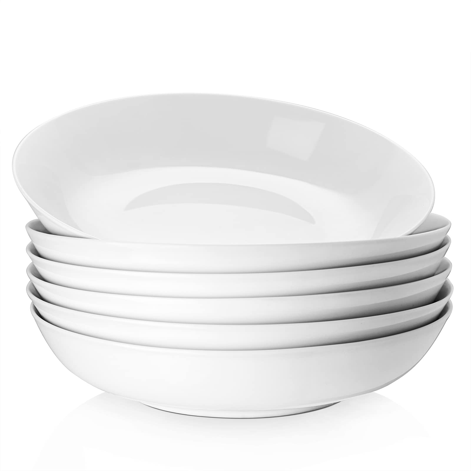 YHY 10 Inches Dinner Plate Set, 40 Ounces Pasta Bowls, 12 Piece