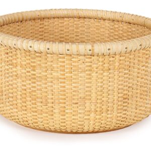 Teng Tian Nantucket Basket Basket Tea Fruit Basket handicraft Storage Basket Desktop Organizer Woven Rattan Handwoven rattanStorage Basket and Home Organizer Bins