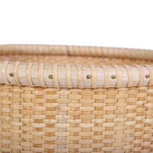 Teng Tian Nantucket Basket Basket Tea Fruit Basket handicraft Storage Basket Desktop Organizer Woven Rattan Handwoven rattanStorage Basket and Home Organizer Bins