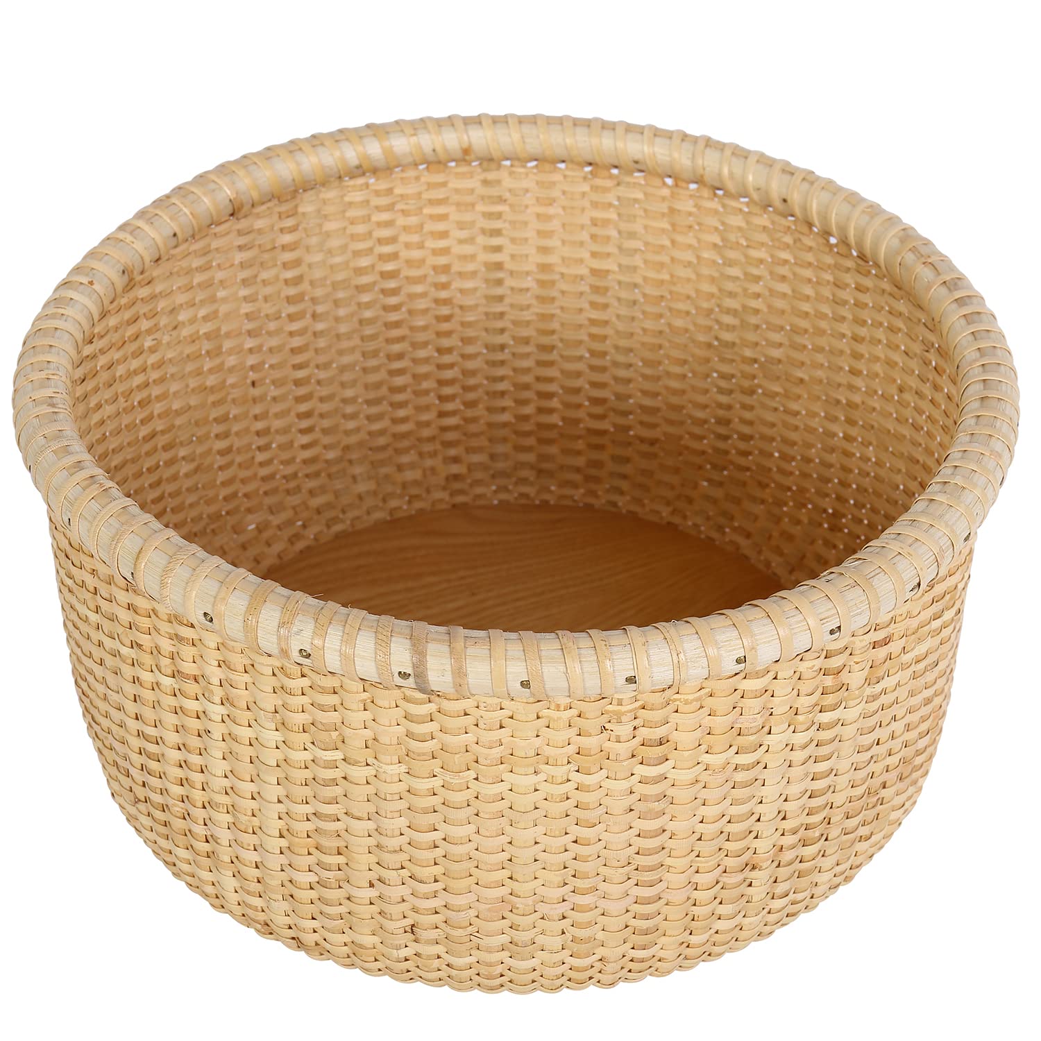 Teng Tian Nantucket Basket Basket Tea Fruit Basket handicraft Storage Basket Desktop Organizer Woven Rattan Handwoven rattanStorage Basket and Home Organizer Bins