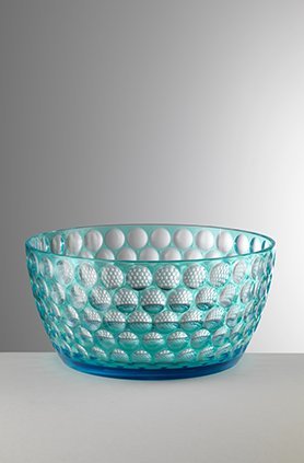 Mario Luca Giusti Lente Acrylic Salad Bowl Turquoise