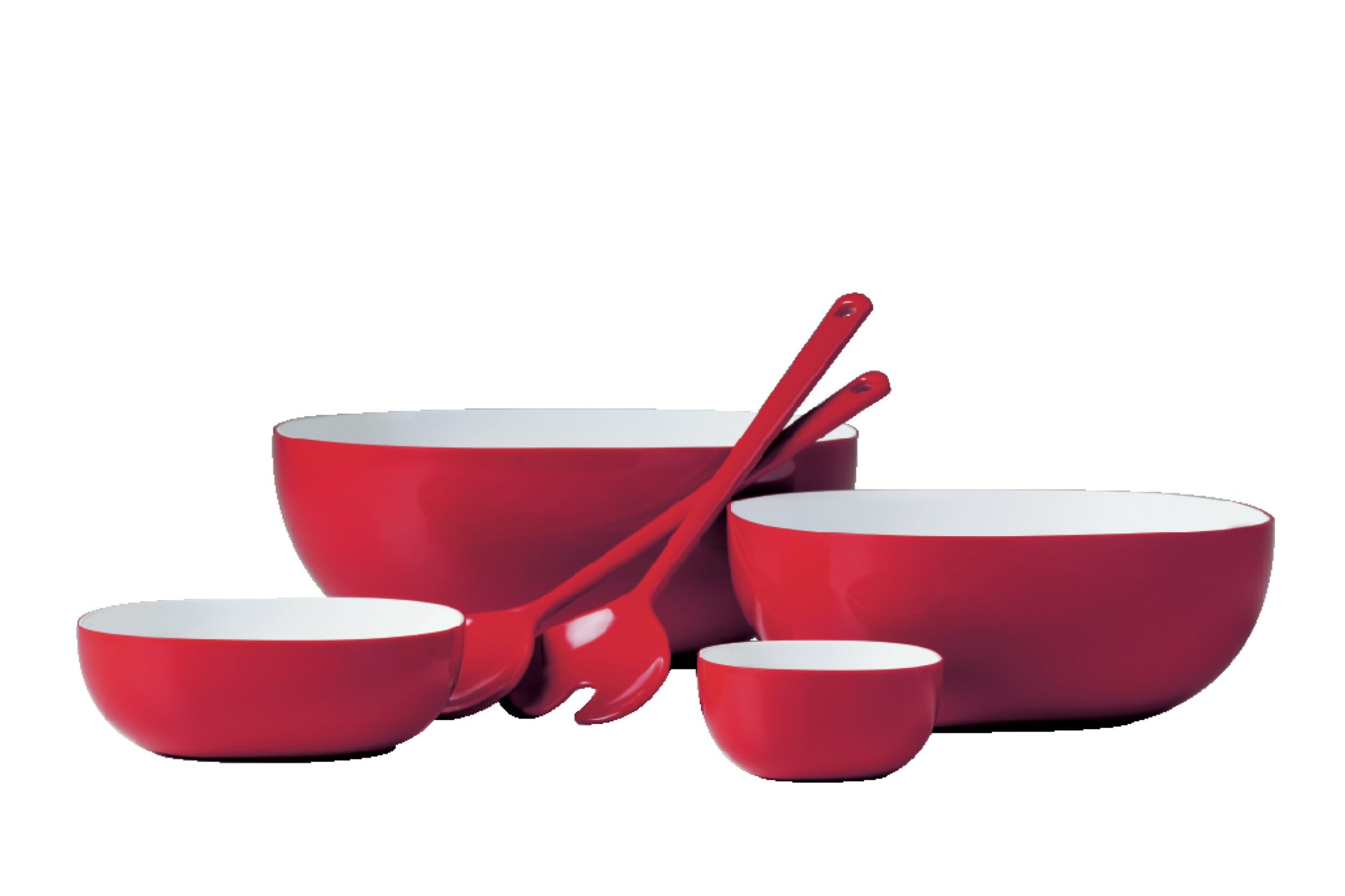 Mepal Rosti Bowl 2.5 Litres Red/White