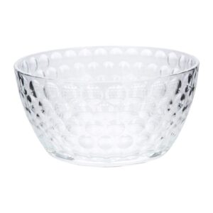 mario luca giusti lente acrylic salad bowl clear