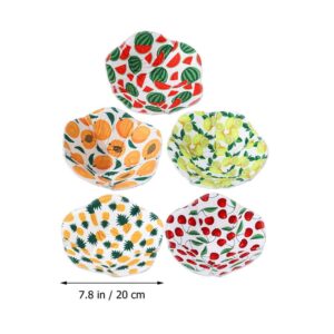 Tofficu 5Pcs Microwave Bowl Holders Hot Safe Microwave Bowl Holders for Kitchen Use