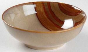 sango avanti brown soup/cereal bowl, fine china dinnerware