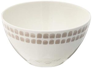 kate spade new york charlotte street north soup bowl, 0.65 lb, taupe/grey