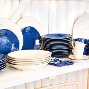 Costa Nova NOP251D Soup & Pasta Plate, Curry Plate, Approx. 10.2 inches (26 cm), Denim, Dishwasher Safe, Microwave Safe