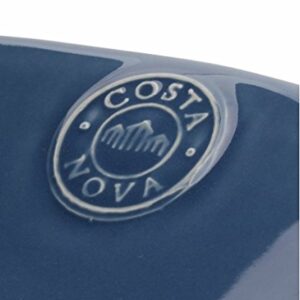 Costa Nova NOP251D Soup & Pasta Plate, Curry Plate, Approx. 10.2 inches (26 cm), Denim, Dishwasher Safe, Microwave Safe