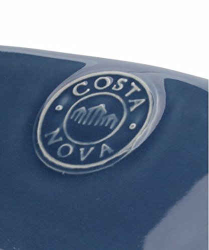 Costa Nova NOP251D Soup & Pasta Plate, Curry Plate, Approx. 10.2 inches (26 cm), Denim, Dishwasher Safe, Microwave Safe