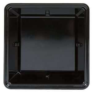 G.E.T. ML-149-BK Black 2 qt. Square Crock, Break Resistant Dishwasher Safe Melamine Plastic, Round & Square Crocks Collection