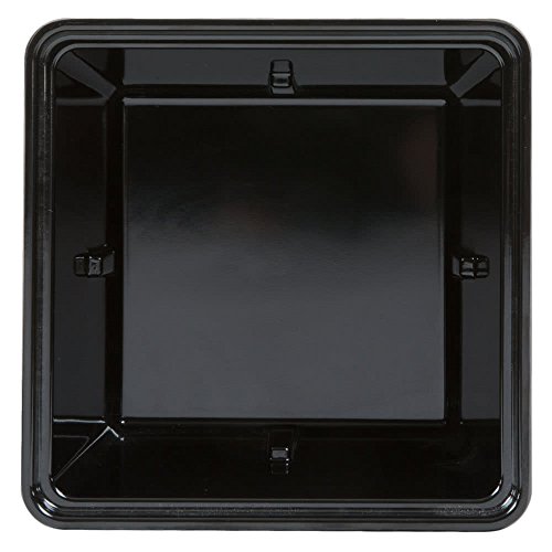 G.E.T. ML-149-BK Black 2 qt. Square Crock, Break Resistant Dishwasher Safe Melamine Plastic, Round & Square Crocks Collection