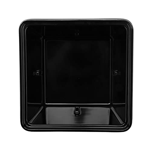 G.E.T. ML-149-BK Black 2 qt. Square Crock, Break Resistant Dishwasher Safe Melamine Plastic, Round & Square Crocks Collection