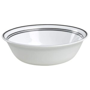 corelle livingware soup/cereal bowl, 18-ounce, classic cafe black