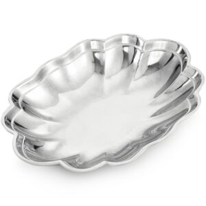 Wilton Armetale Harmony Small Aluminum Alloy Bowl, Silver (9.5 x 7-in)