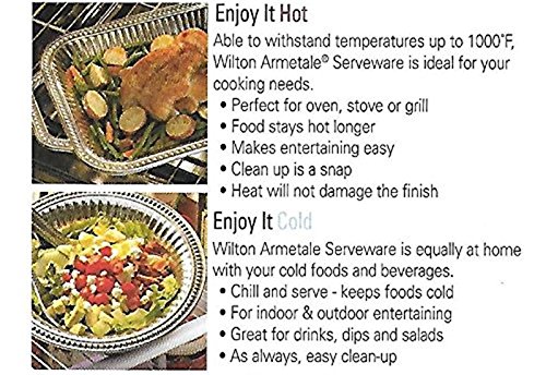 Wilton Armetale Harmony Small Aluminum Alloy Bowl, Silver (9.5 x 7-in)