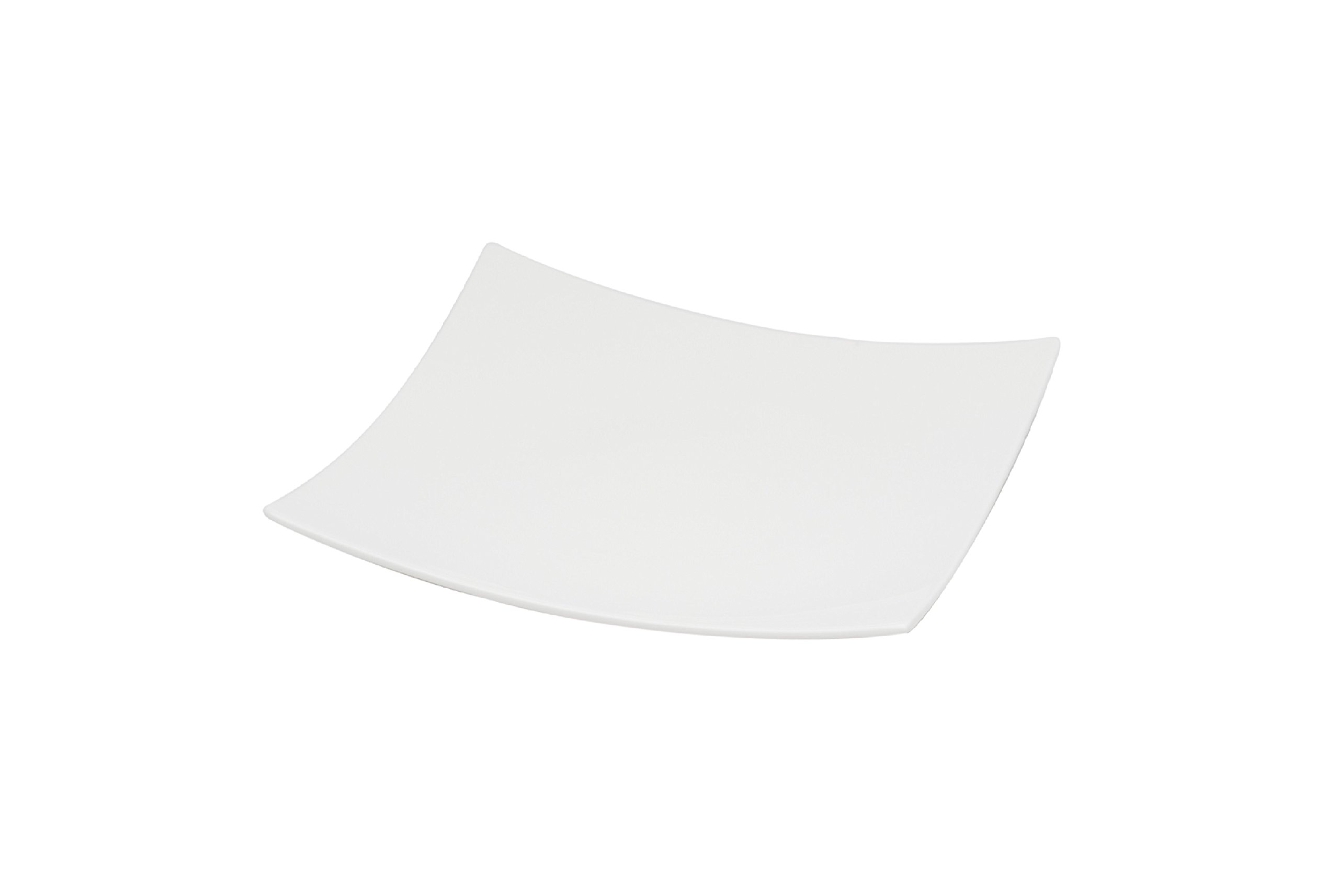 Red Vanilla Extreme Rectangular Platter, 15.25" x 10.5", White