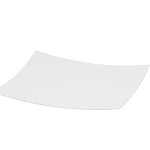 Red Vanilla Extreme Rectangular Platter, 15.25" x 10.5", White