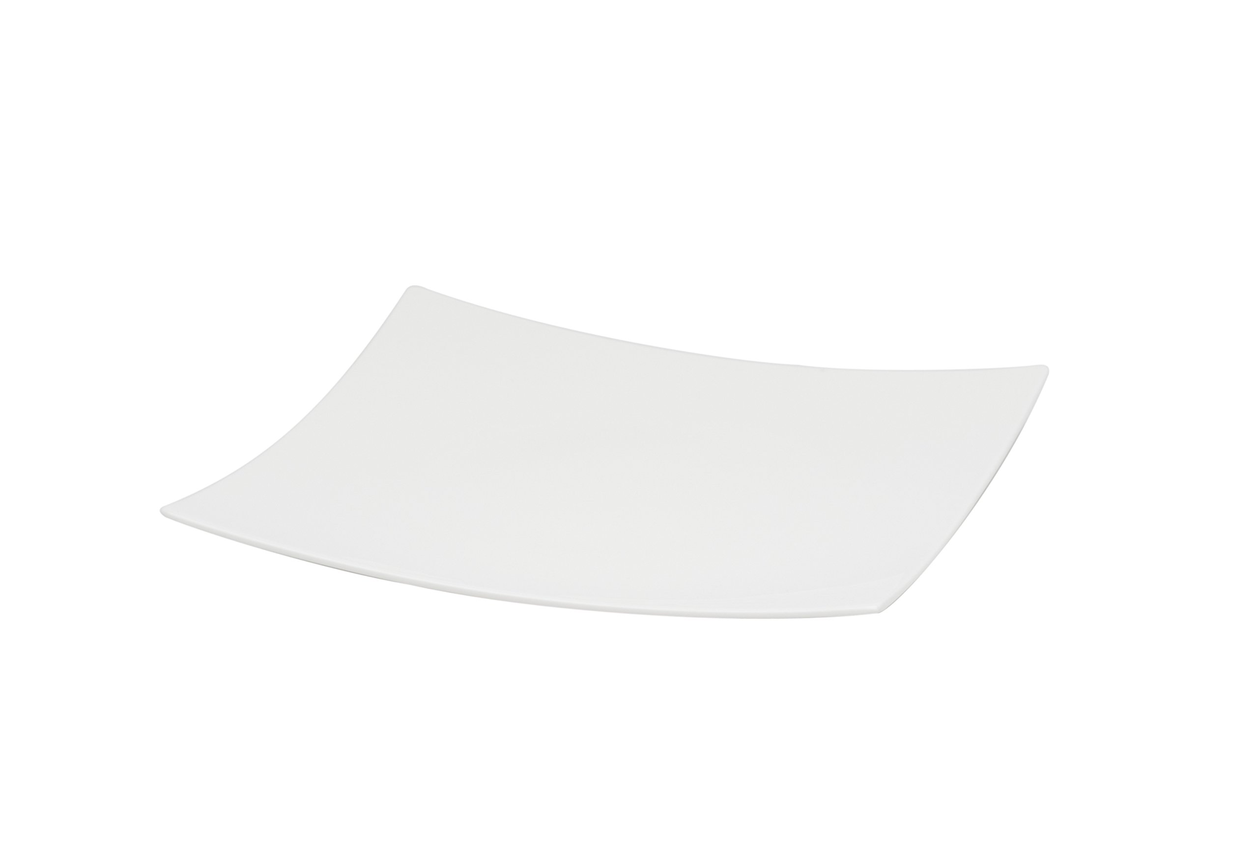 Red Vanilla Extreme Rectangular Platter, 15.25" x 10.5", White