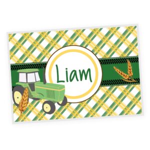 Tractor Personalized Plate, Bowl, Mug, Placemat - Choose your pieces