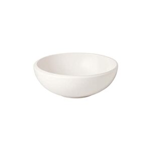 villeroy & boch newmoon round s, stylish bowl for soups and crisp salads, premium porcelain, white, dishwasher safe