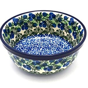 Polish Pottery Bowl - -Salad - Huckleberry