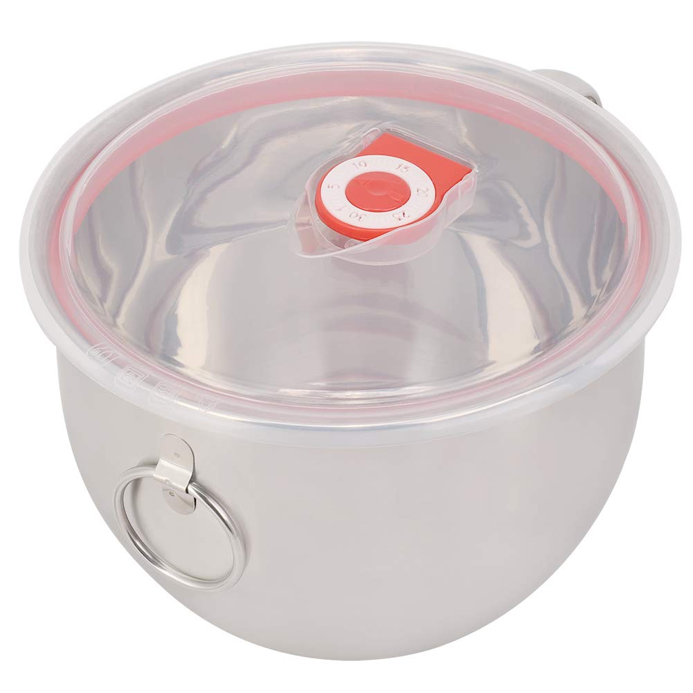 Aqur2020 1300ml Ramen Bowl with Lid Instant Noodle Bowl Stainless Bowl Portable Noodle Bowl Instant Noodle Bowl with Handle and Sealed Lid