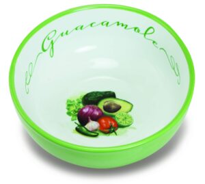 abbey gift 57902 gift guacamole bowl, 6"/3", multicolor