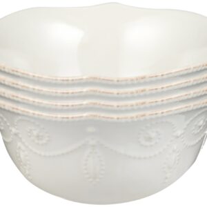 French Perle All Purpose Bowl [Set of 4] Color: White